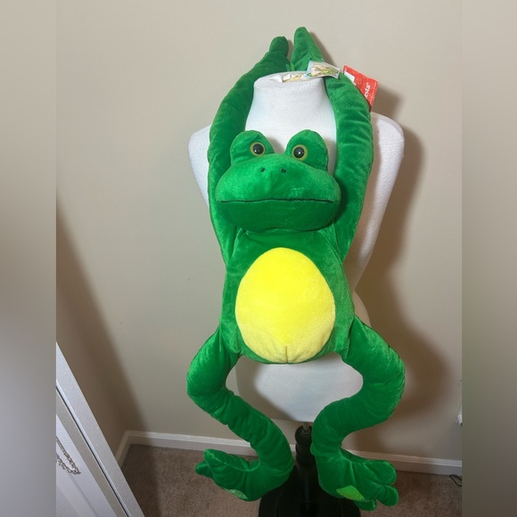 Fiesta | Toys | Fiesta Y2k Solid Green Piggyback Pal Frog Plush Large ...